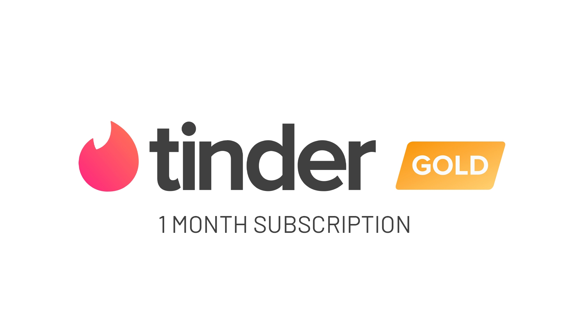 Buy Tinder Gold - 1 Month Subscription - Gift Card