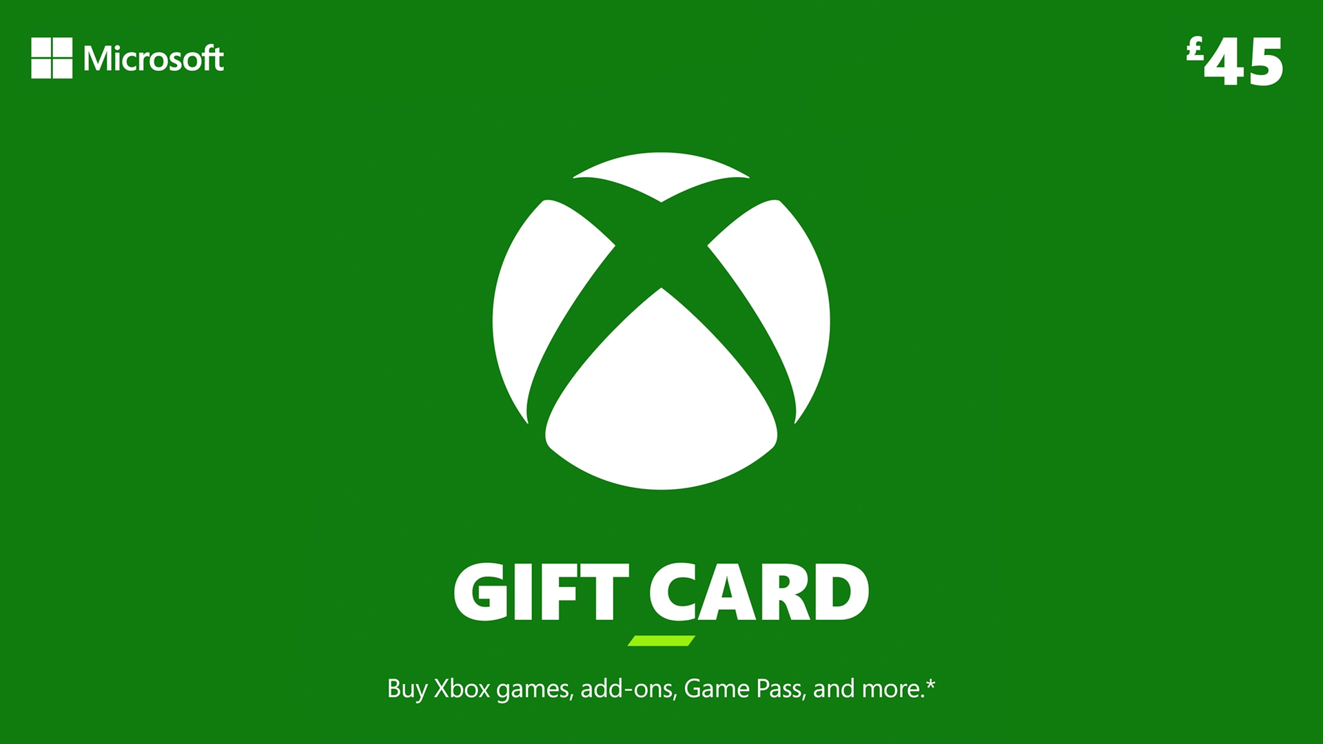 Comprar Cartão de Oferta Xbox Live 45£ Microsoft Store