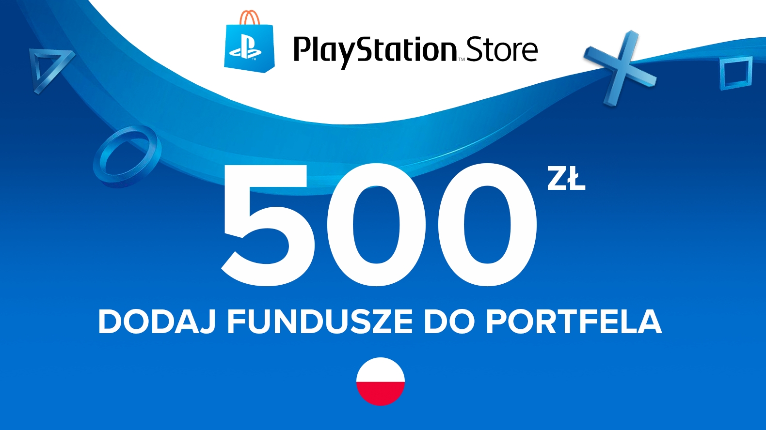 Buy PlayStation Store gift card 500 PLN