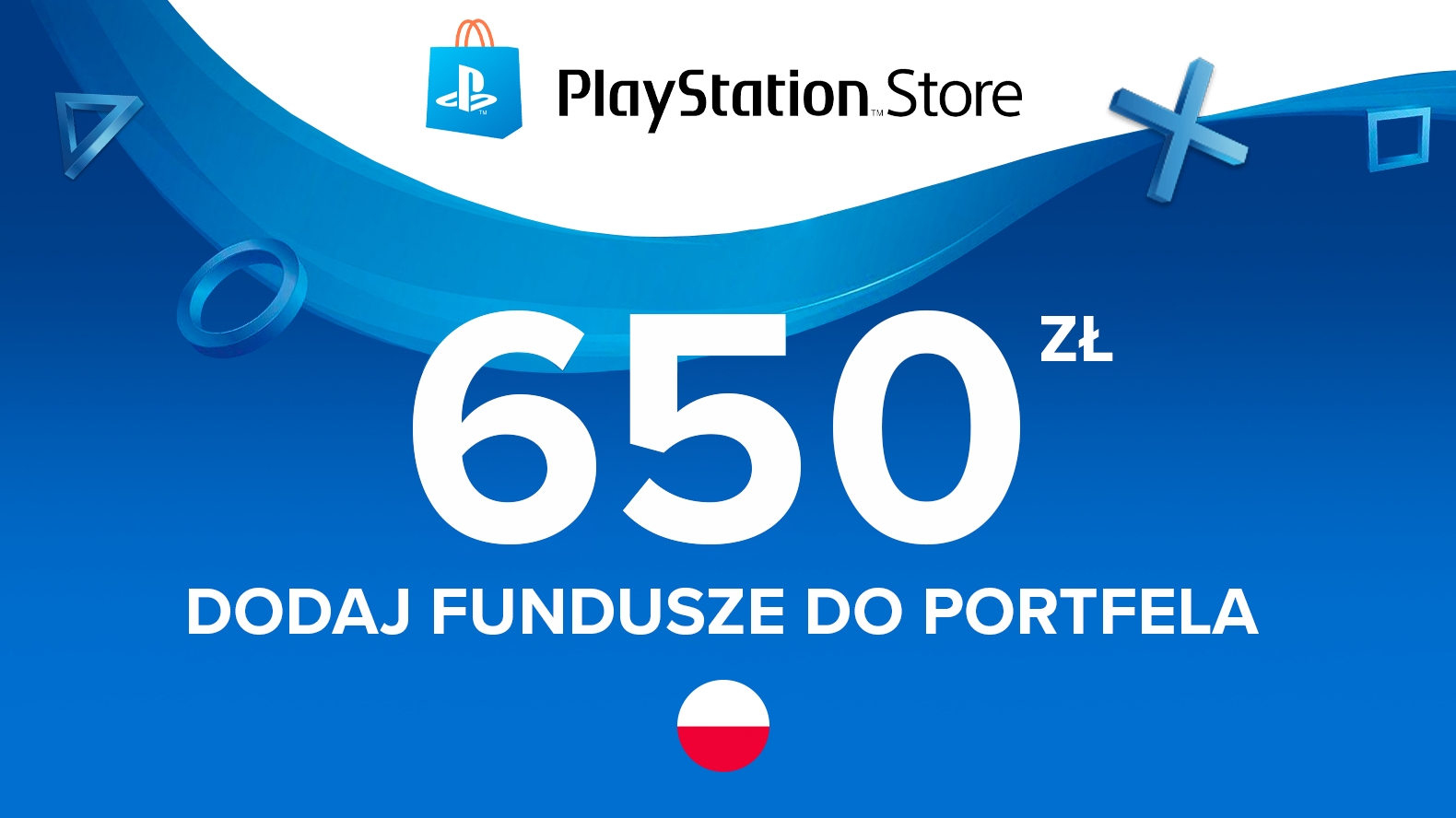 Kup Karta podarunkowa PlayStation Store 650 PLN