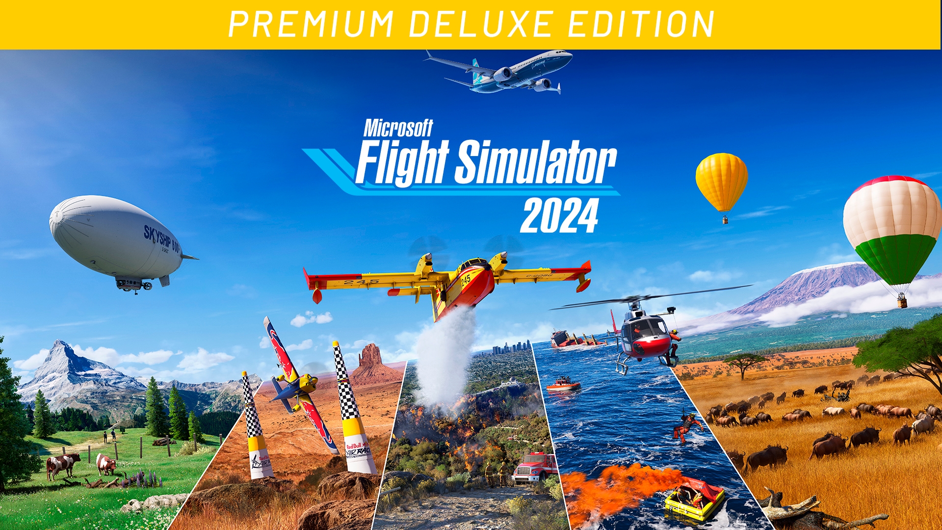 Buy Microsoft Flight Simulator 2024 - Premium Deluxe Edition - PC & Xbox Series X|S (Microsoft ...