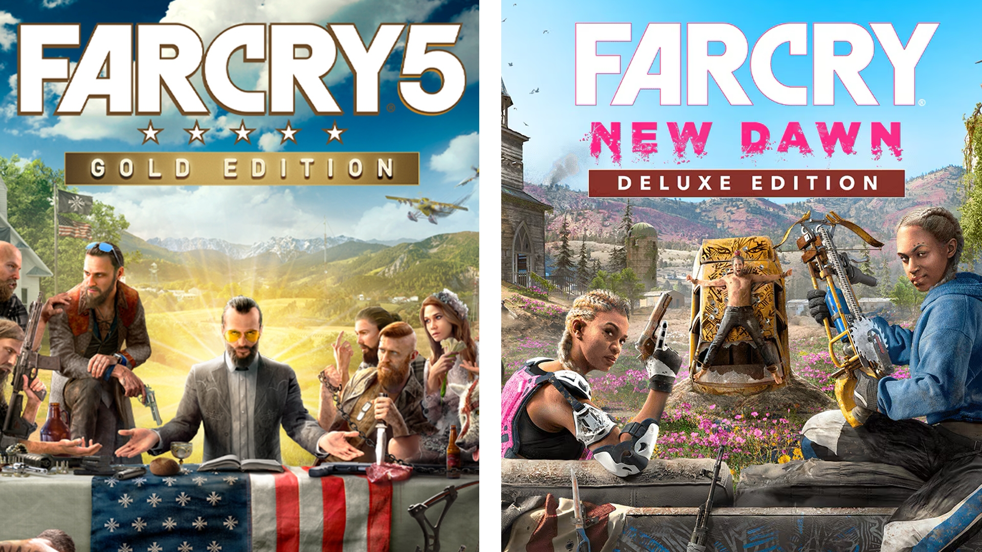 Buy Far Cry 5 Gold Edition + Far Cry New Dawn Deluxe Edition Bundle - PC (Ubisoft Connect)