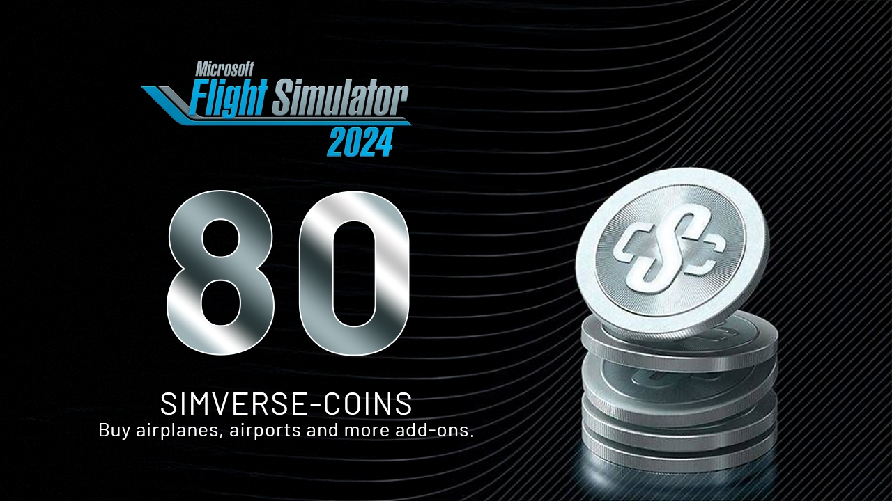 Buy Microsoft Flight Simulator 2024 - 80 Simverse Coins - PC & Xbox ...