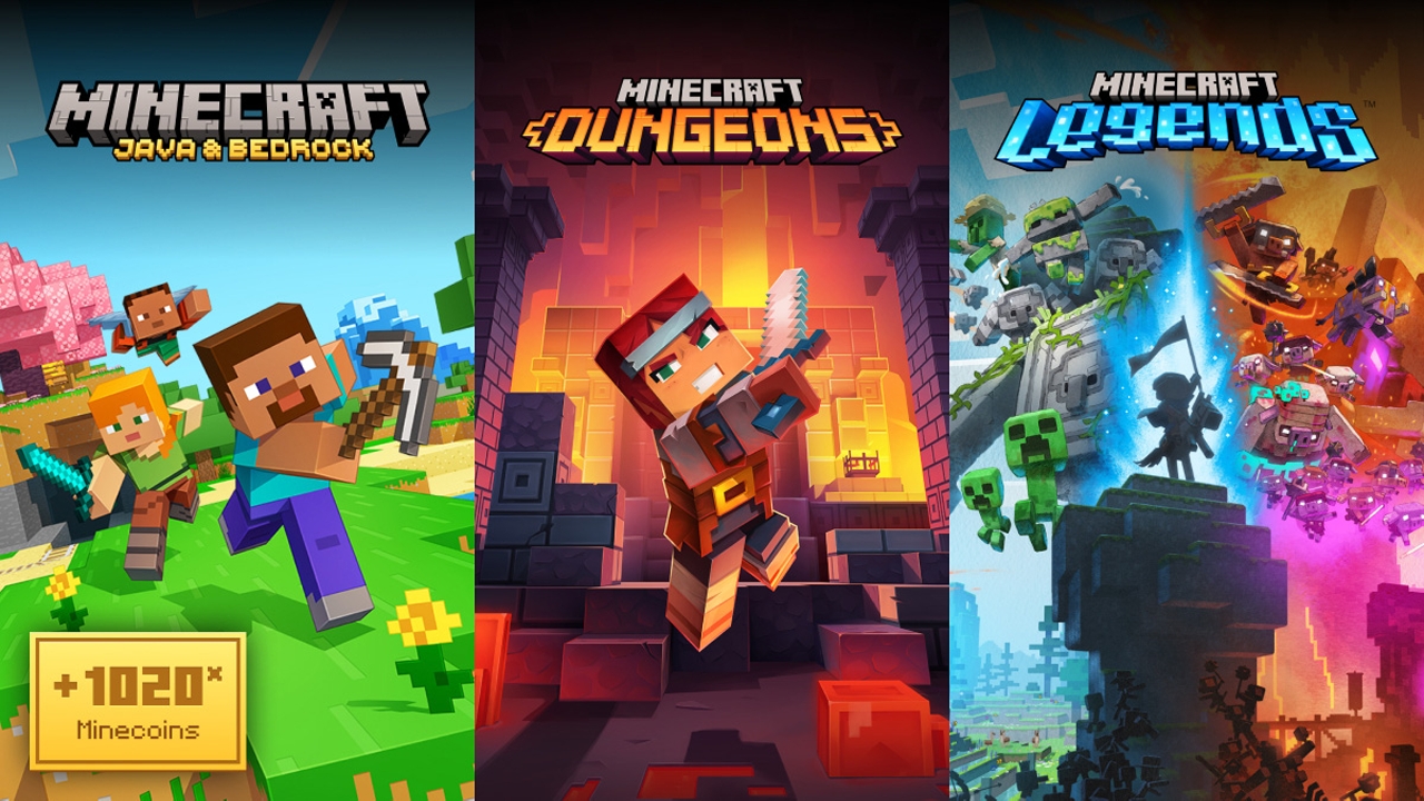 Køb Minecraft Triple Bundle - PC (Microsoft Store)