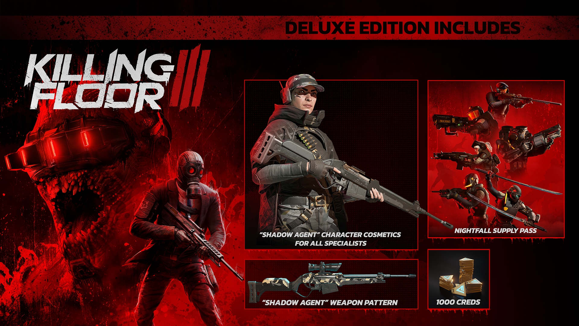 Kup Killing Floor 3 - Shadow Agent Season 1 Deluxe Pass - PC (Steam)