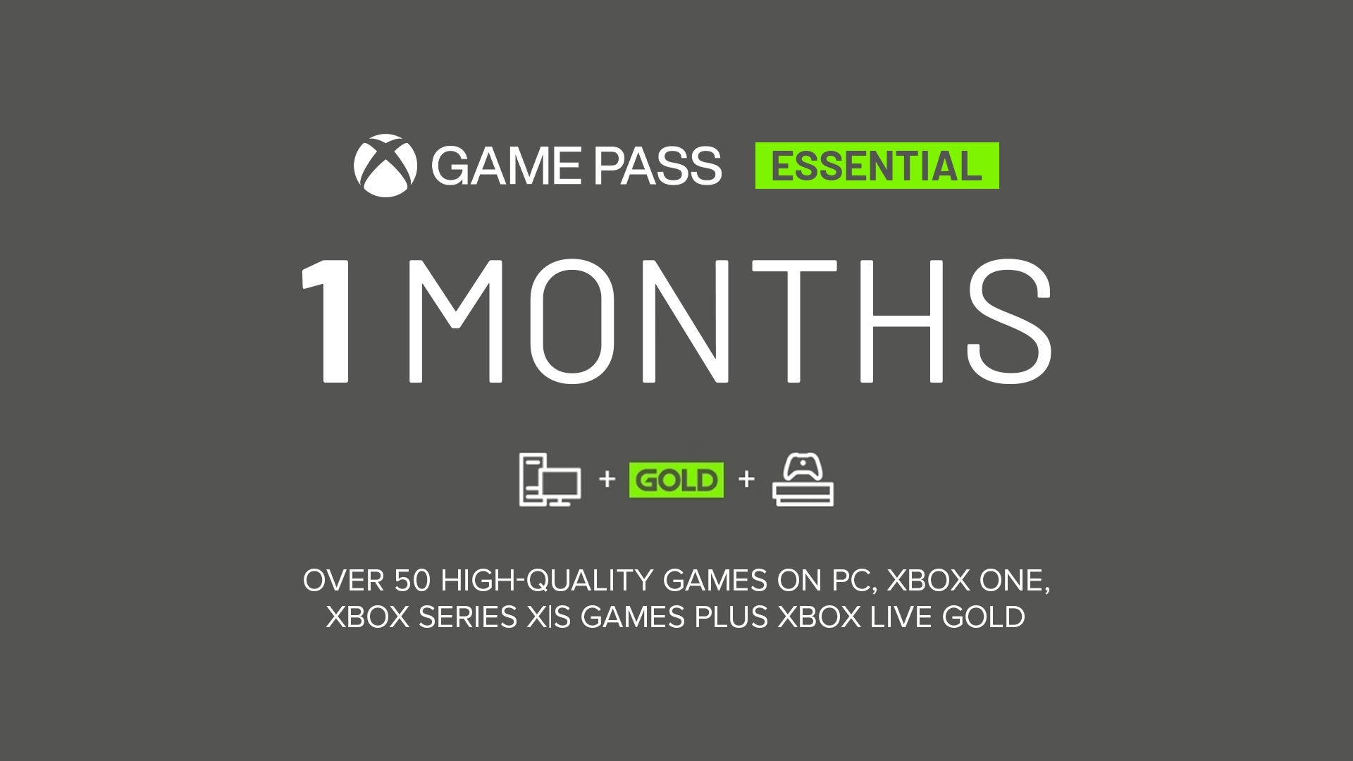 Acquista Xbox Game Pass Essential 1 Month (Microsoft Store)