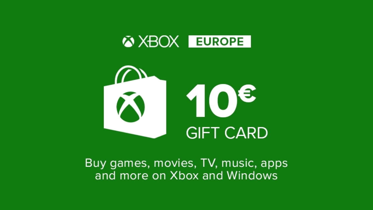 Køb Xbox Gift Card 10€ - Europe