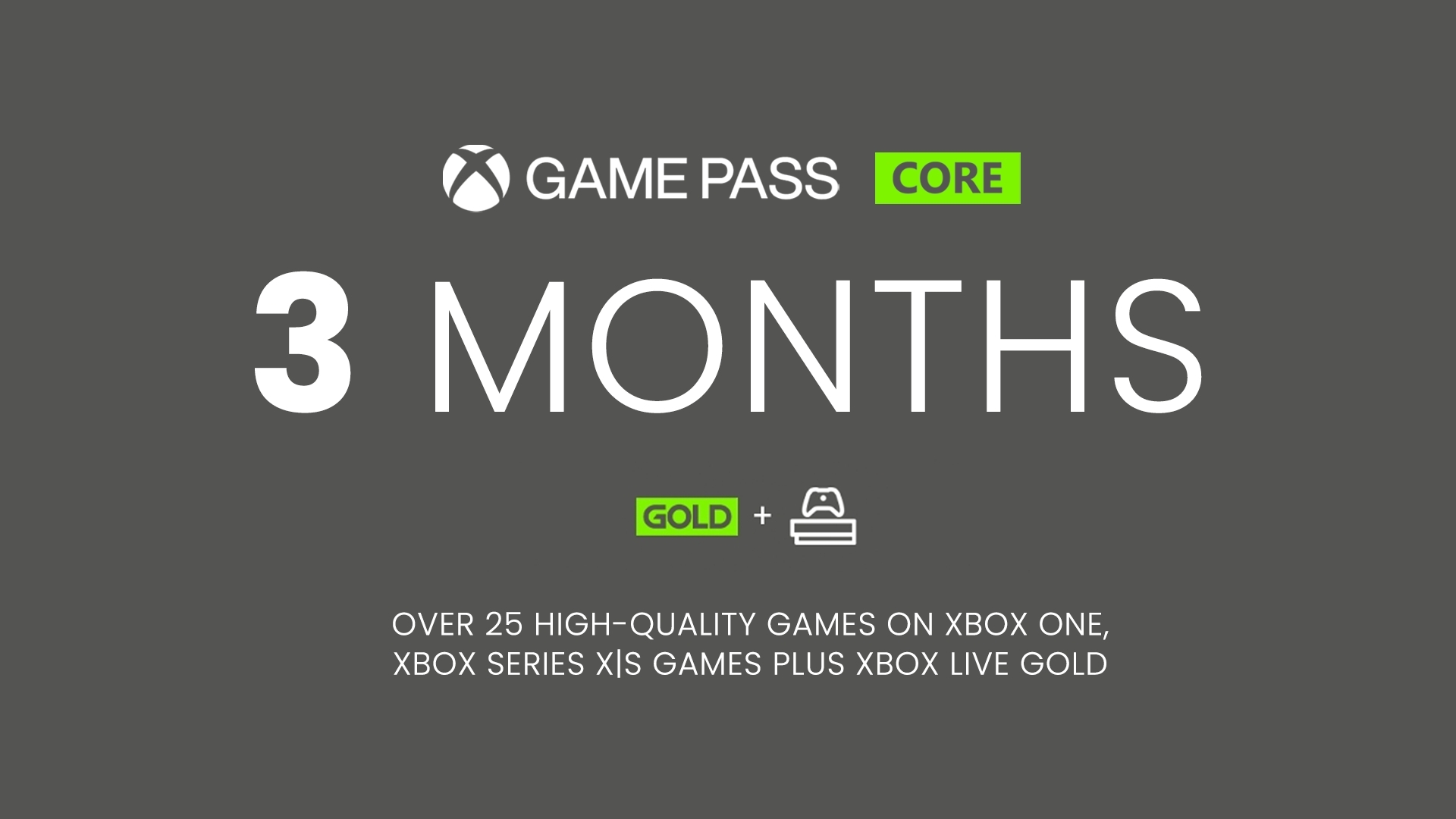 Купить Xbox Game Pass Core 3 Month Microsoft Store