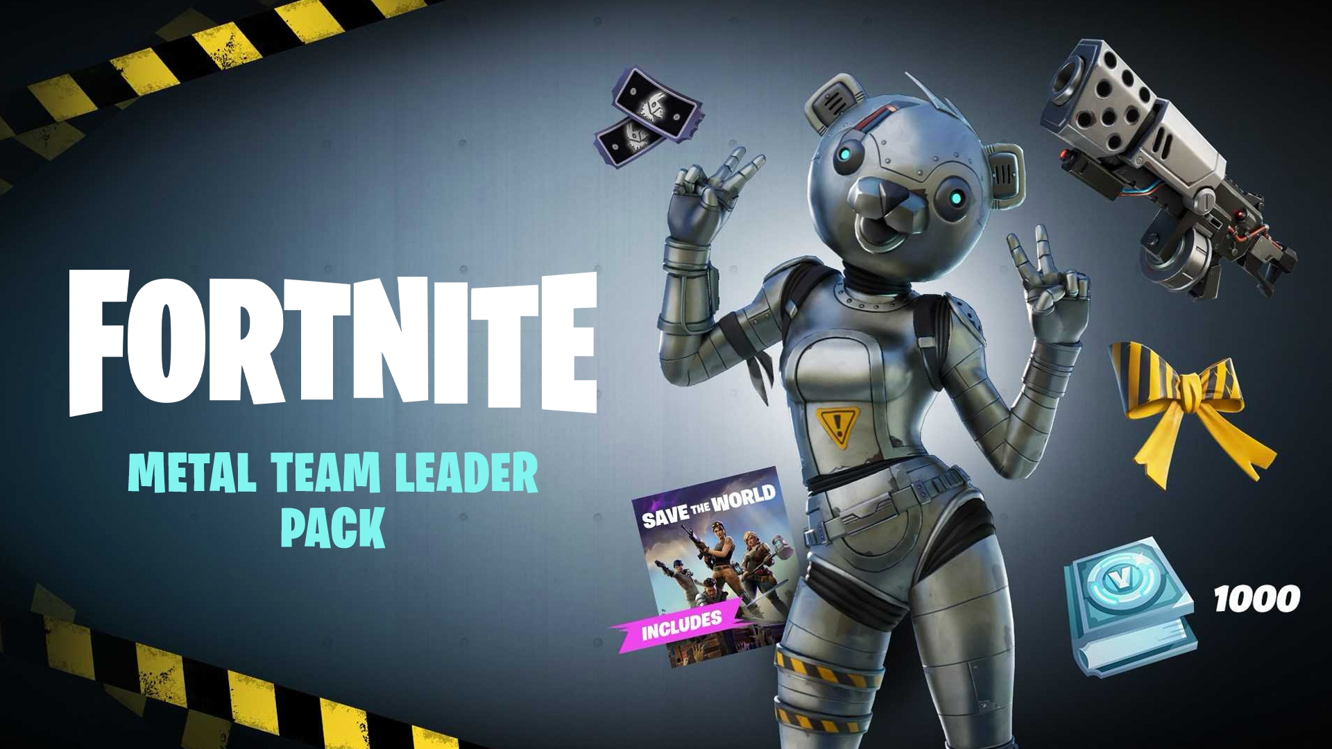 Acquista Fortnite - Metal Team Leader Pack - Xbox One & Xbox Series X|S