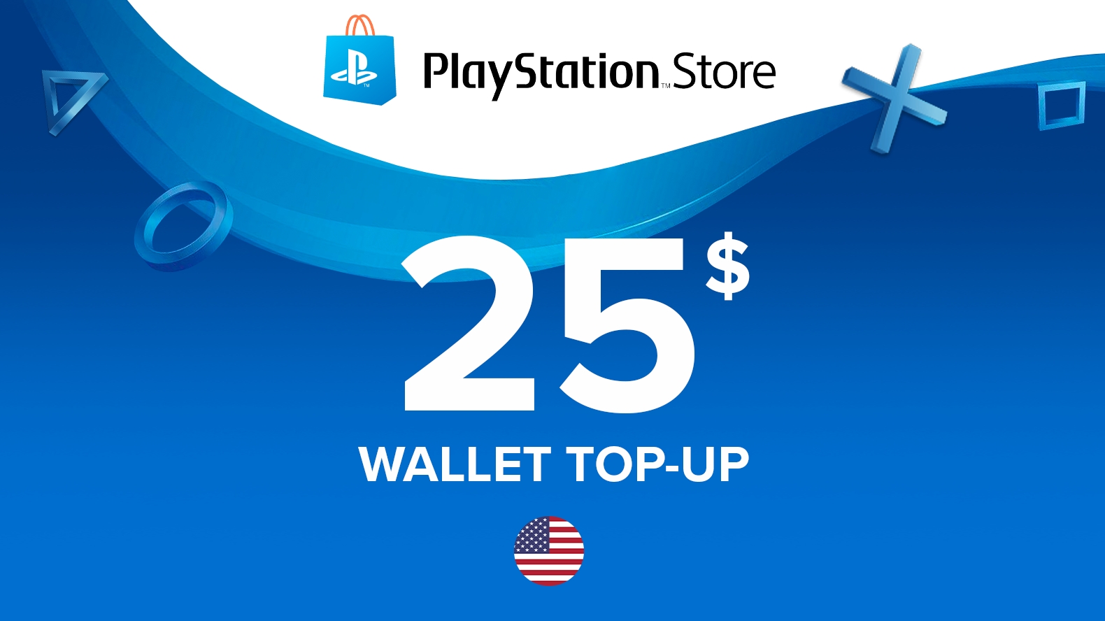 Buy PlayStation Store gift card 25$